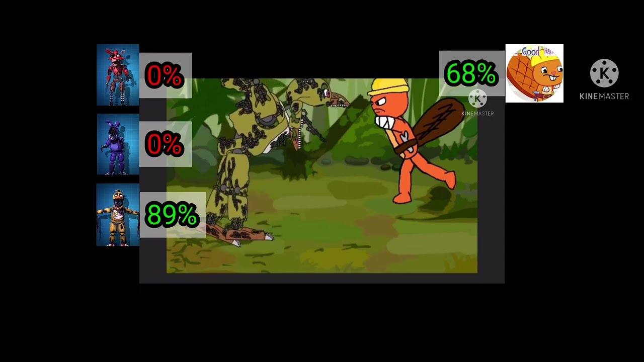 [DC2 FNaF & HTF] The Good Handy (Me) vs Withered Scrap With ...