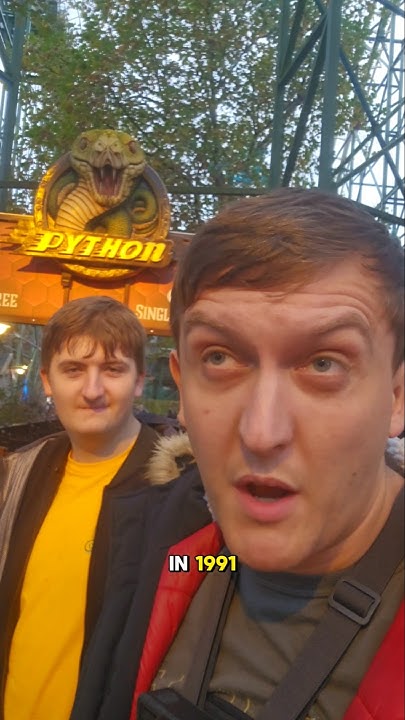 PYTHON Efteling The world's slowest lift hill??? - YouTube