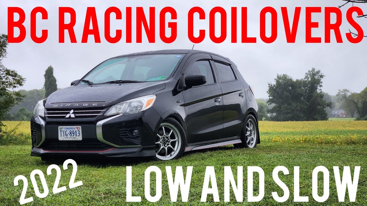2022 Modded Mirage BC Racing Coilovers installation - YouTube
