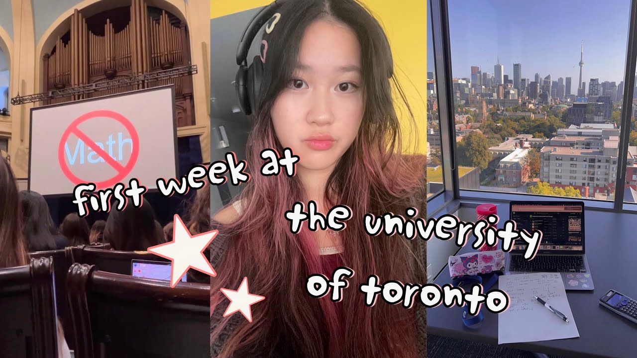 first week at uoft ever🙀 ~ first year - YouTube