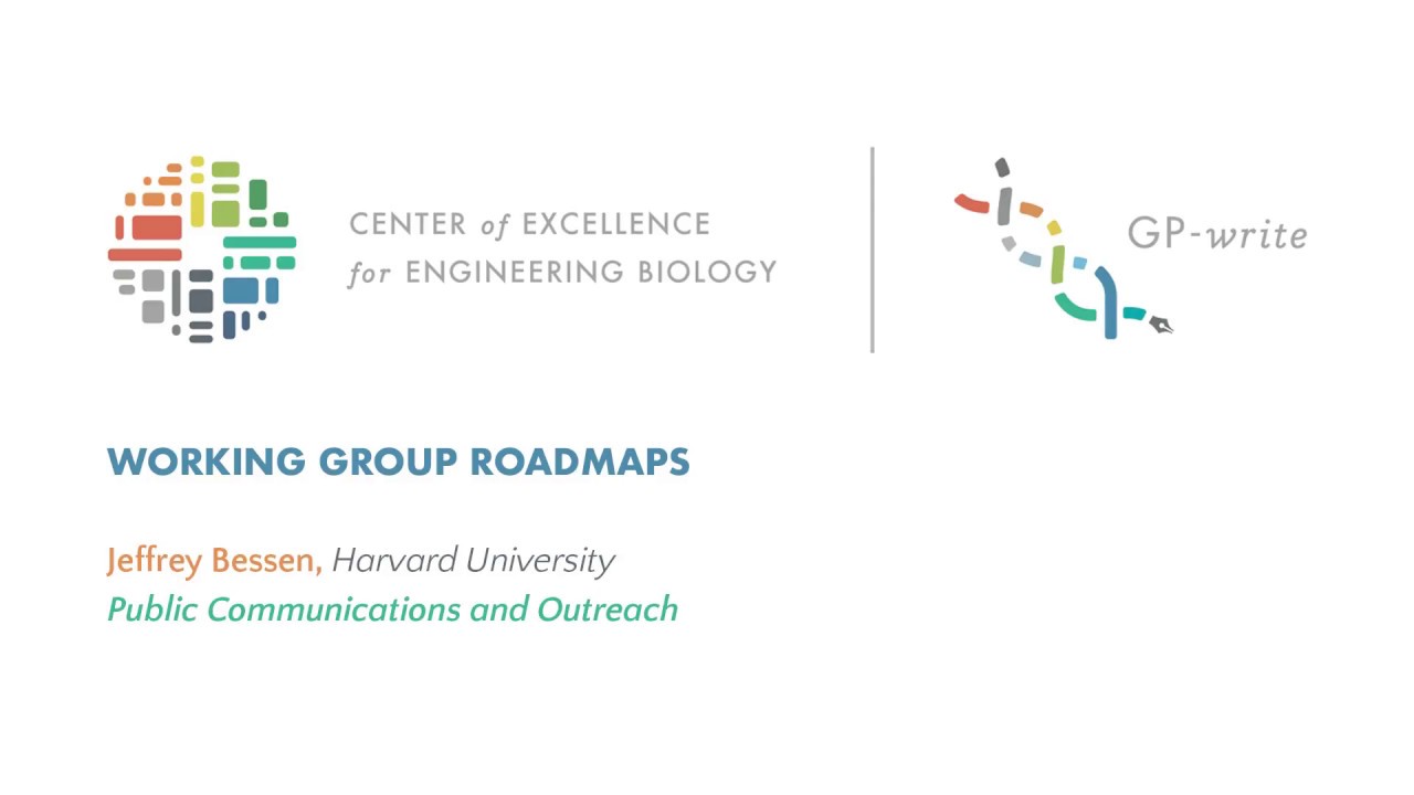 Working Group Roadmaps | Public Communications, Outreach - YouTube