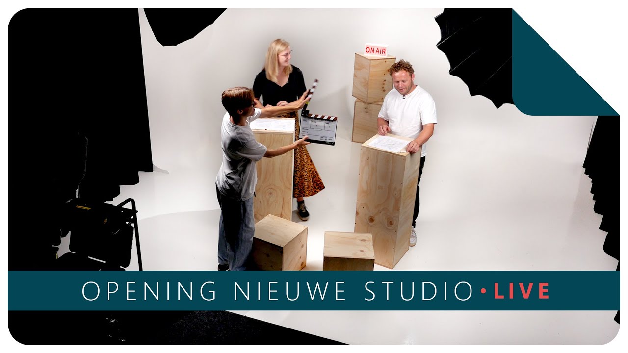 Opening van onze nieuwe studio - YouTube