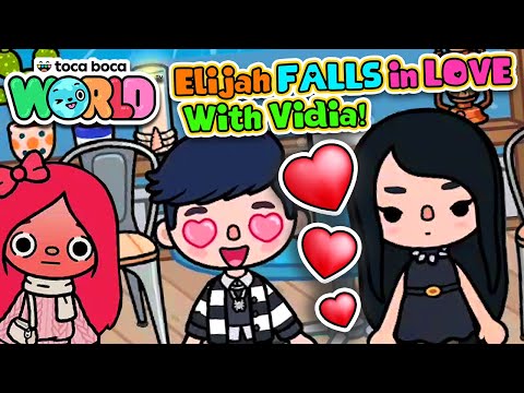 Elijah FALLS in LOVE With Vidia! - Toca Life World