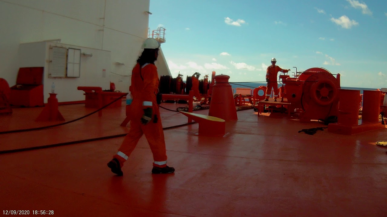 Mooring preparation and fire wire👍👍👍 - YouTube