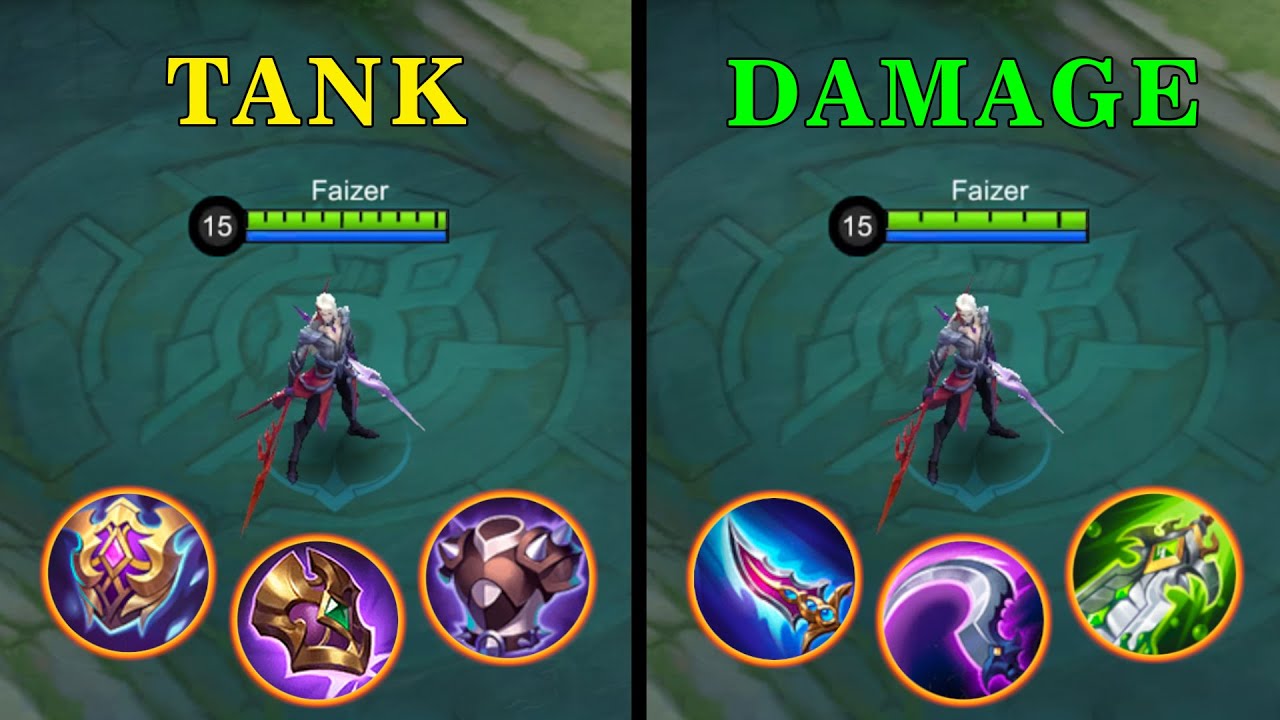 tank vs damage build arlott - YouTube