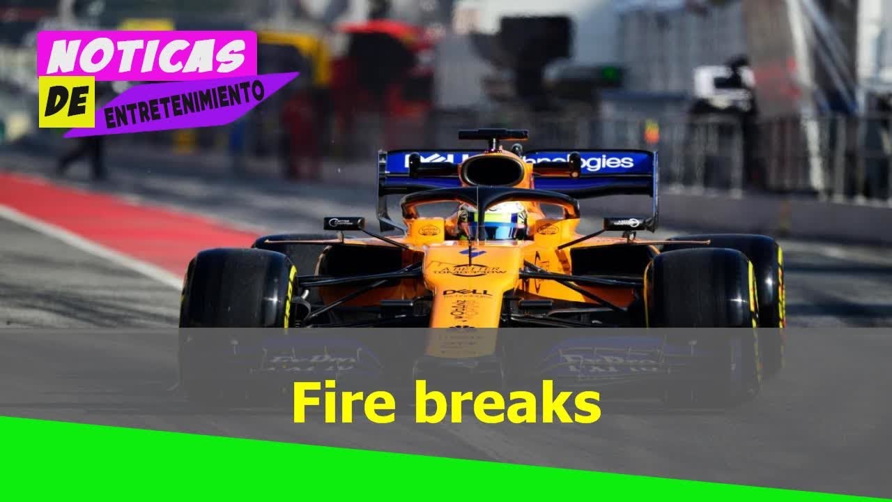 Fire breaks out at McLaren F1 garage in Barcelona with three treated ...