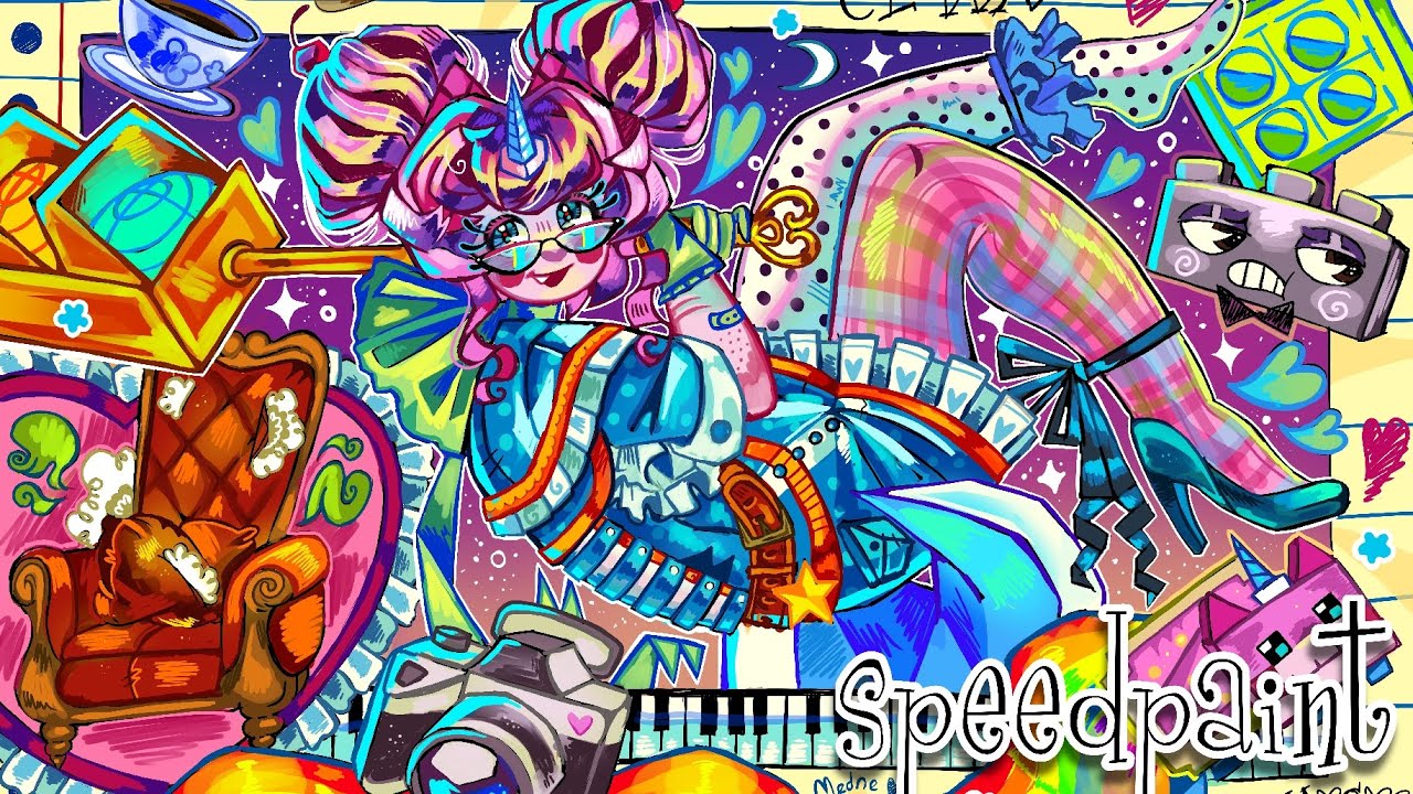 SpeedPaint Unikitty - YouTube