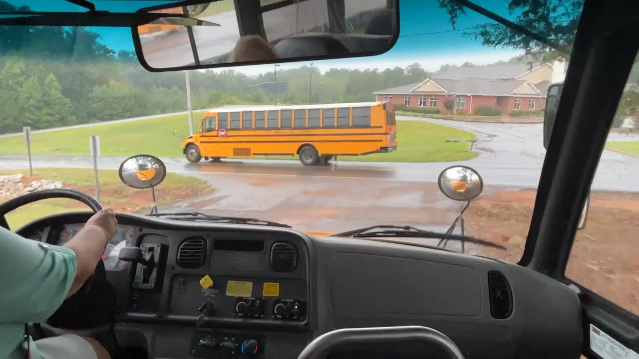Sc School Bus Ride Along 8/23/23 - YouTube