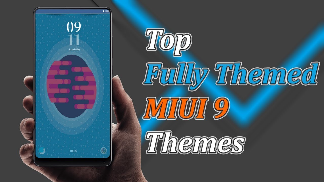 Top 5 Fully Themed MIUI 9 Themes || Top MIUI 9 Themes of February 2018 ...