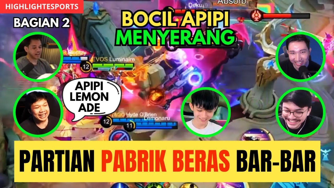 PART 2 PARTIAN PABRIK BERAS VERSUS ADIK-ADIK, BOCIL APIPI MENYERANGKAN ...