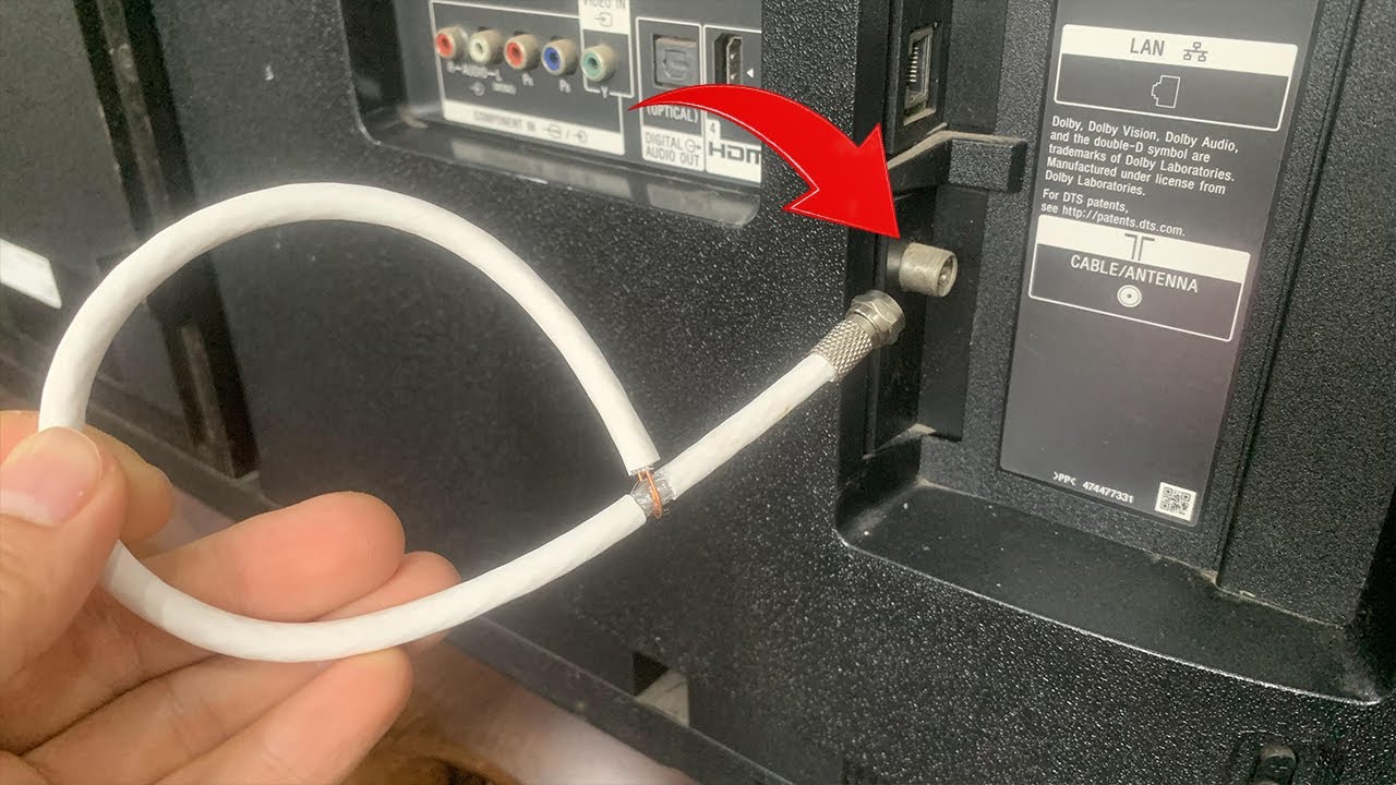 Just insert a piece of Coaxial Cable to unlock all TV channels ...