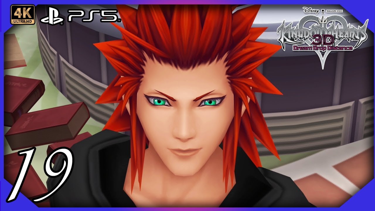 Kingdom Hearts 3D - Lea (Axel) talks to Aeleus and Ienzo in 4K - DDD ...