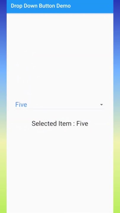 How To Implement Dropdown Button In Flutter Dropdown Flutter Coding Youtube