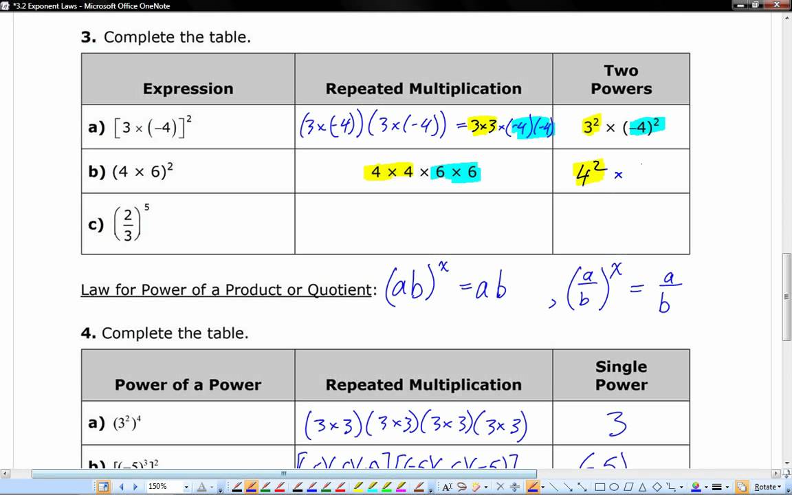 Math 9 Lesson 3.2 - YouTube