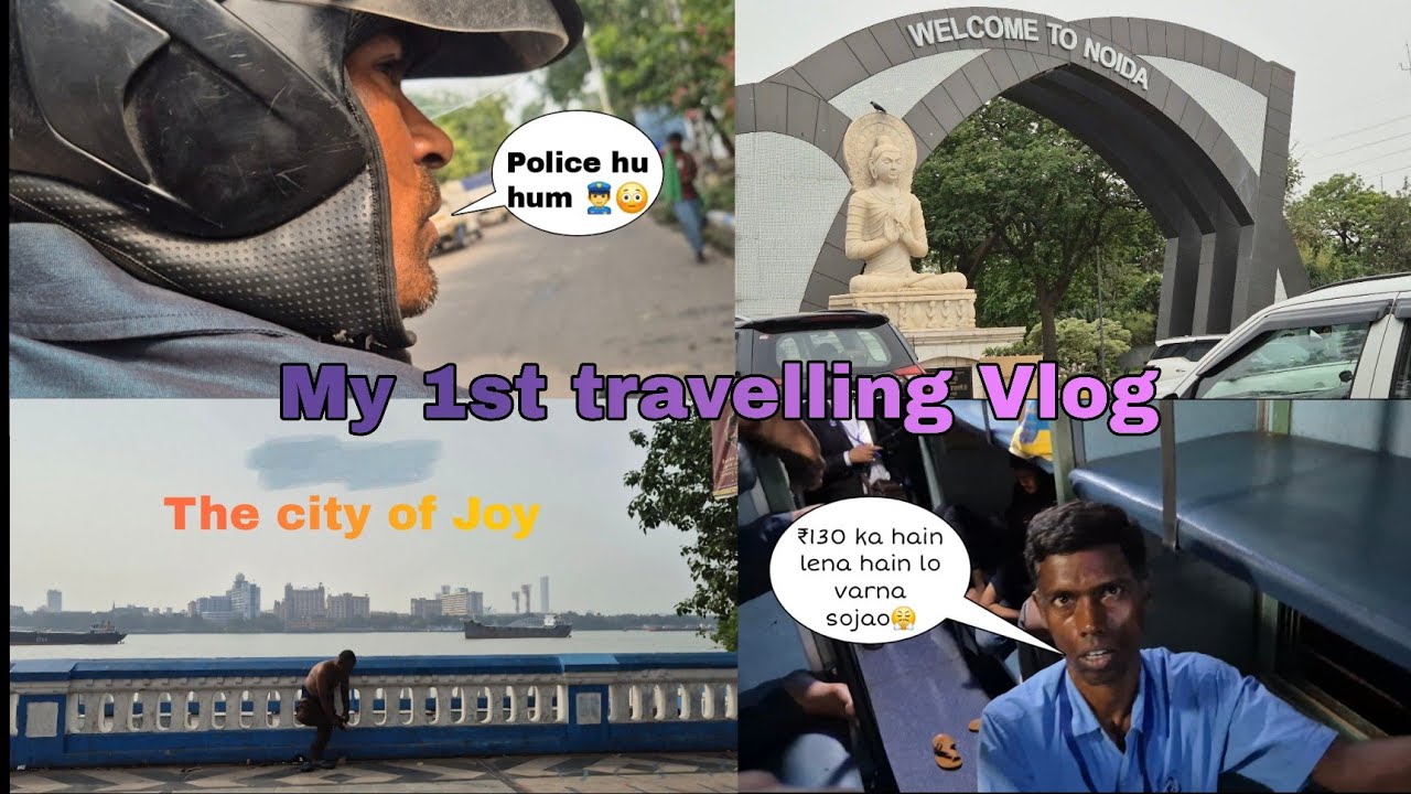 Police gaurd Bana [Uber rider] 👮‍♂️🏍 My first travelling Vlog 😃 [Nadia ...