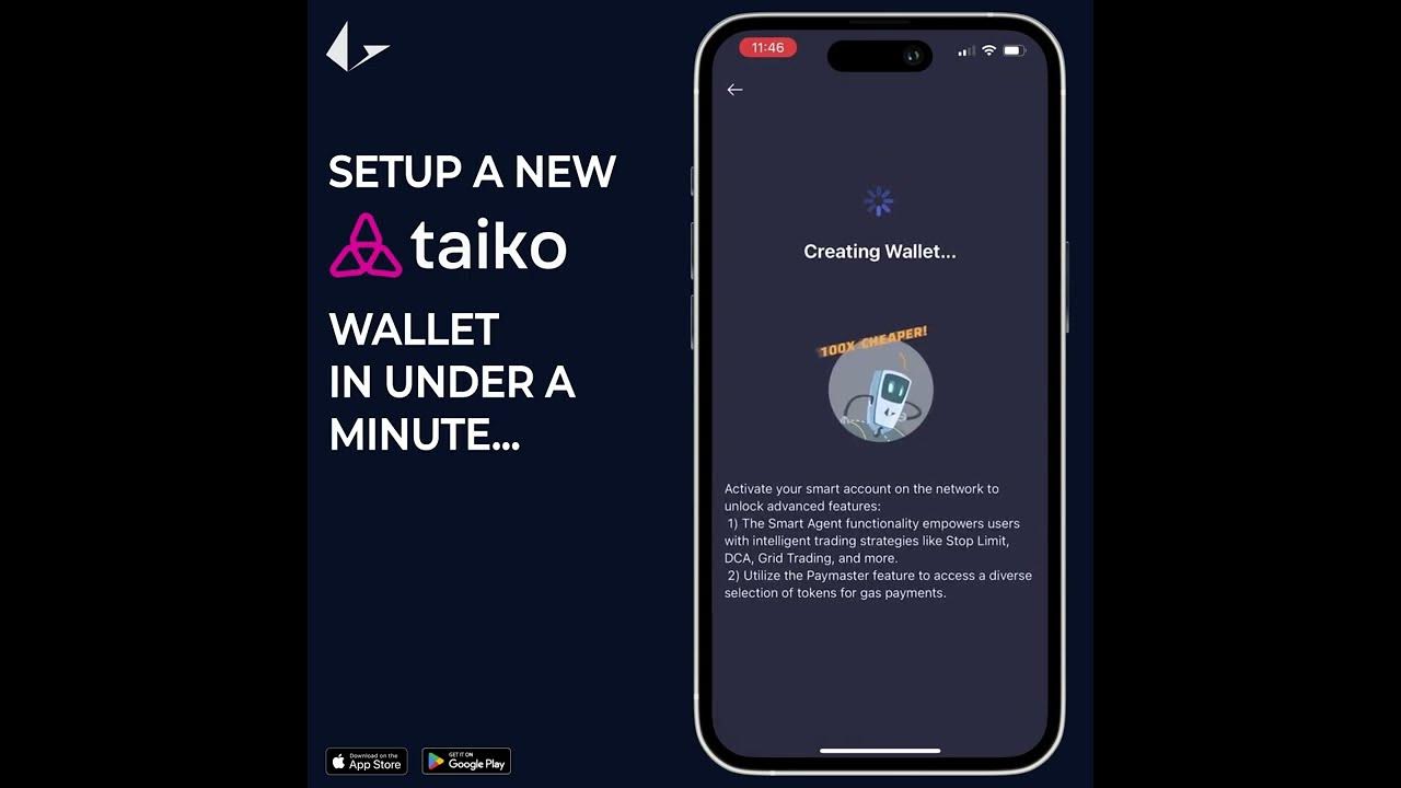 TUTORIAL: Setup a new Taiko mainnet wallet with Loopring mobile wallet app in under a minute ...