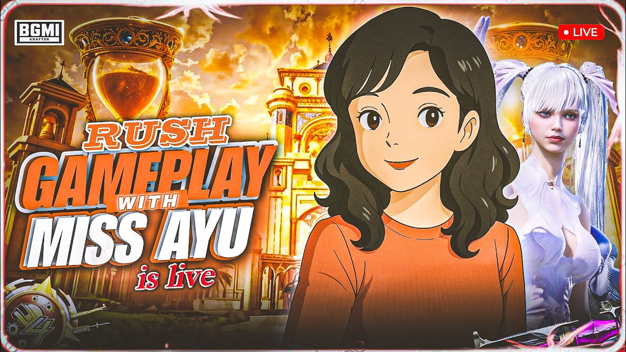 RONDO CLASSIC GAMEPLAY | MISS AYU IS LIVE | BGMI FUN | ROAD TO 1K ...