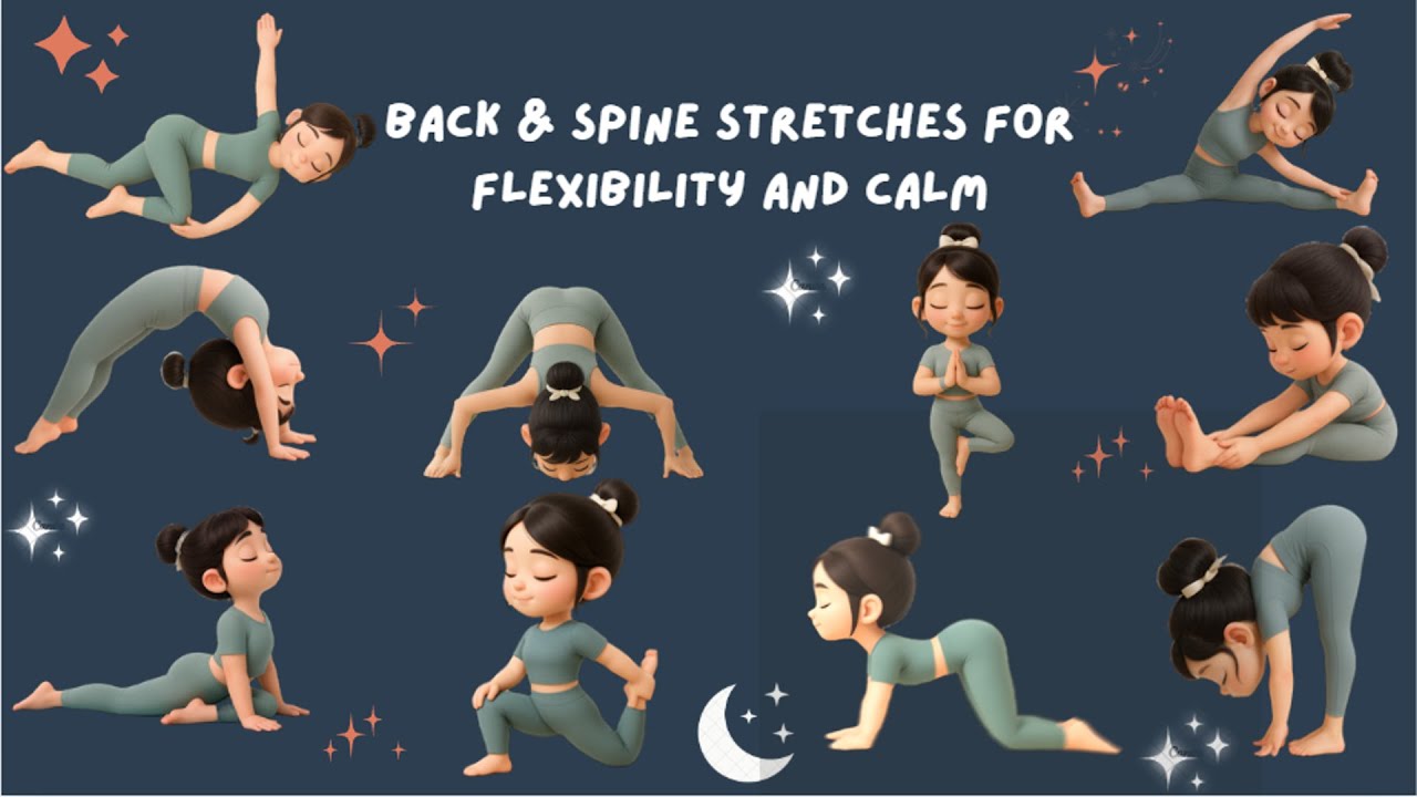Fun With YoGa - Happy Kids Yoga | Back & Spine Stretches for ...