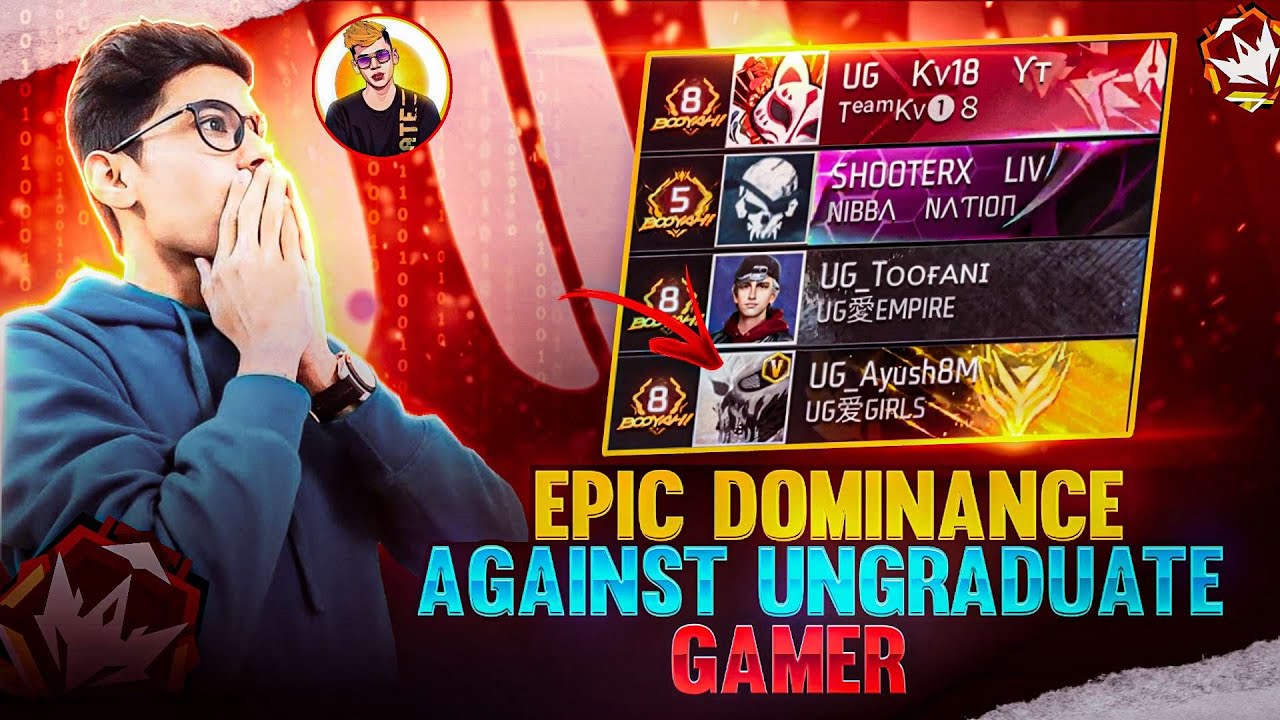 UG AYUSH 😱 आ गया सामने "8" की WINSTREAK लेकर.अब क्या होगा? EPIC ...