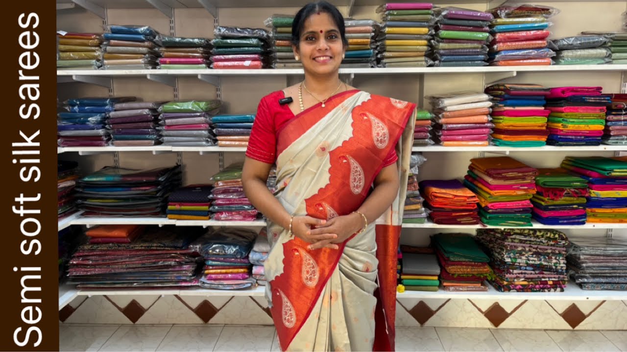 Semi Soft silk sarees | Deepavali collection | Apavaranam | 24 October ...