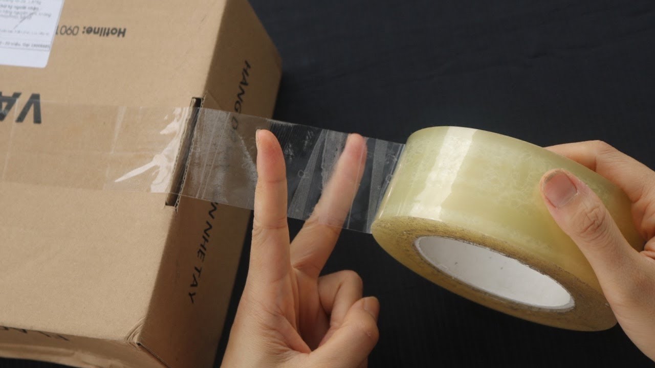 9 Tips and Tricks with Packing Tape that EVERYONE should know - YouTube