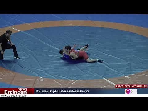 U15 Güreş Grup Müsabakaları Nefes Kesiyor