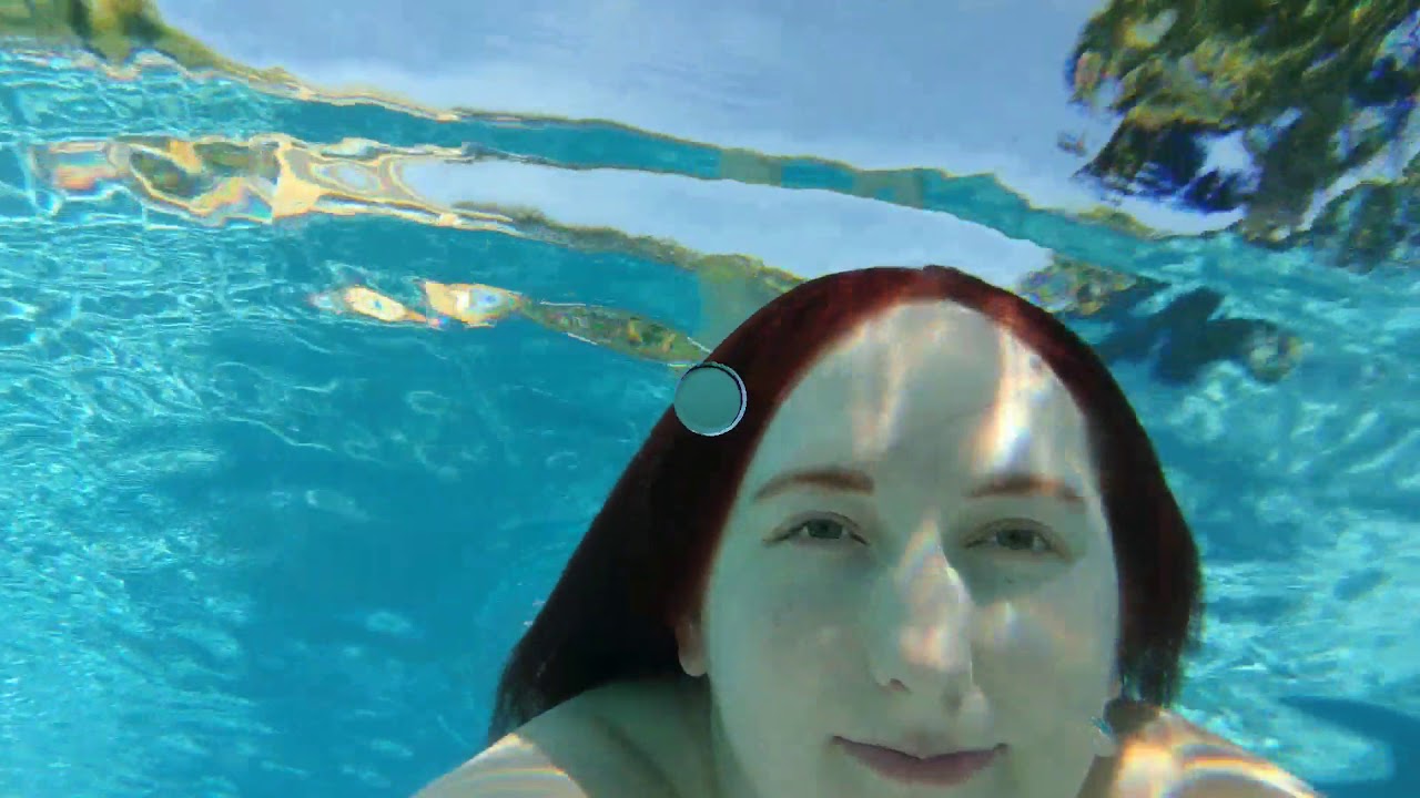 Festivities of underwater pool girl OOTD UW holiday - YouTube