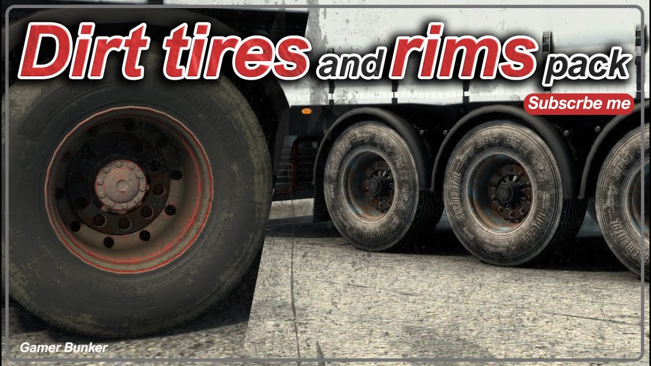 [ETS2] Dirt tires and rims pack [1.42] - YouTube