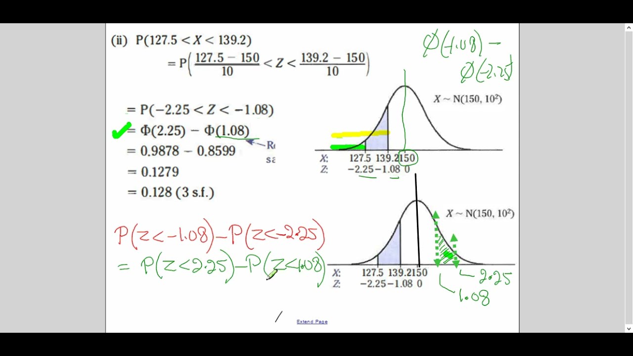 TKMaths A Level S1 Normal distribution complete lesson video #2 - YouTube
