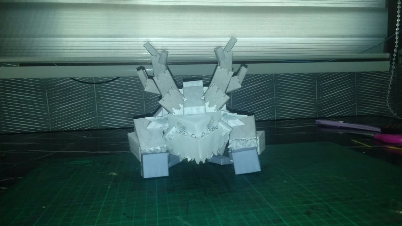 [Papercraft] Frostmaw - YouTube