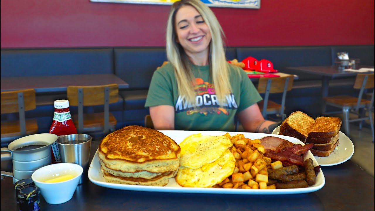 The Undefeated "Big Porker" Breakfast Challenge - YouTube