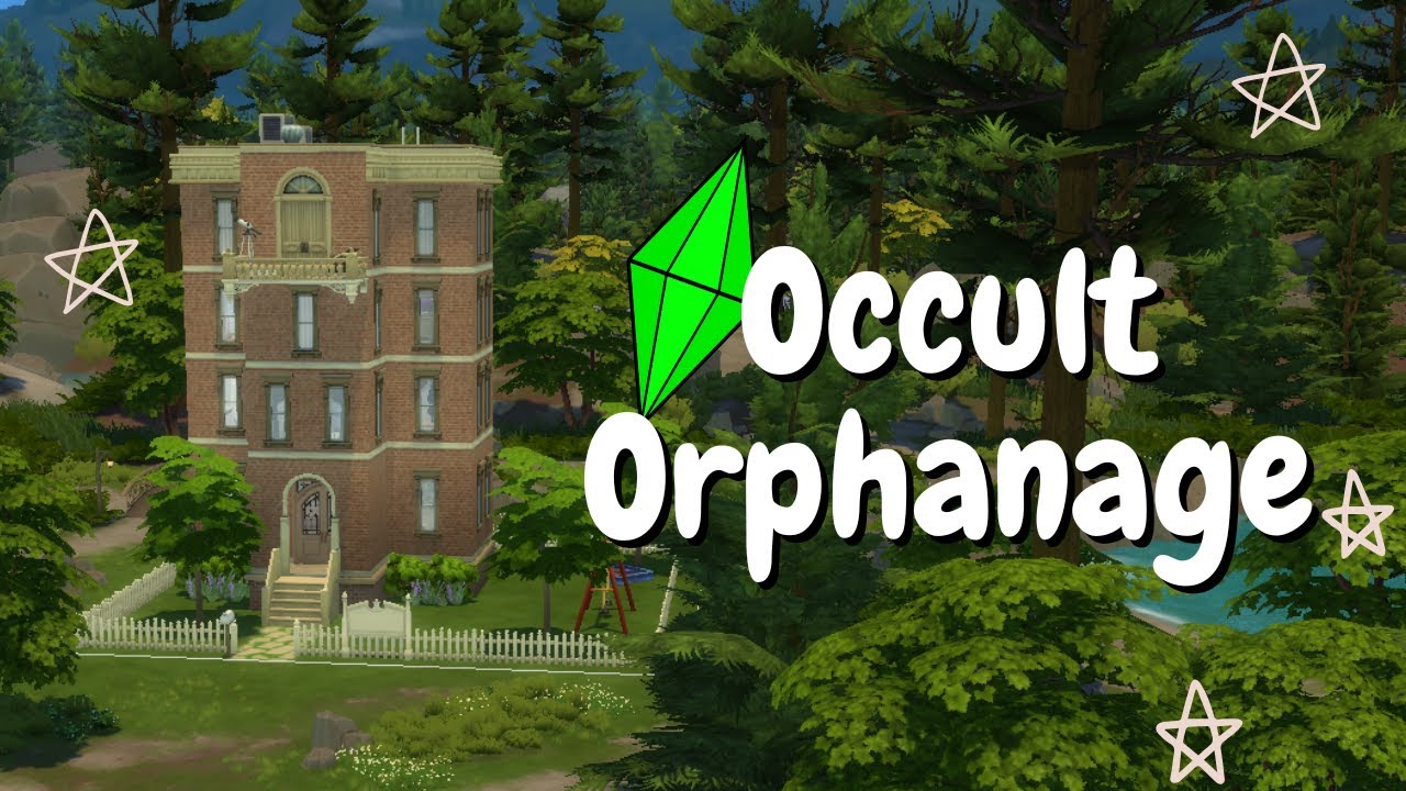 The Occult Orphans need a home. Let's build one in The Sims 4. - YouTube