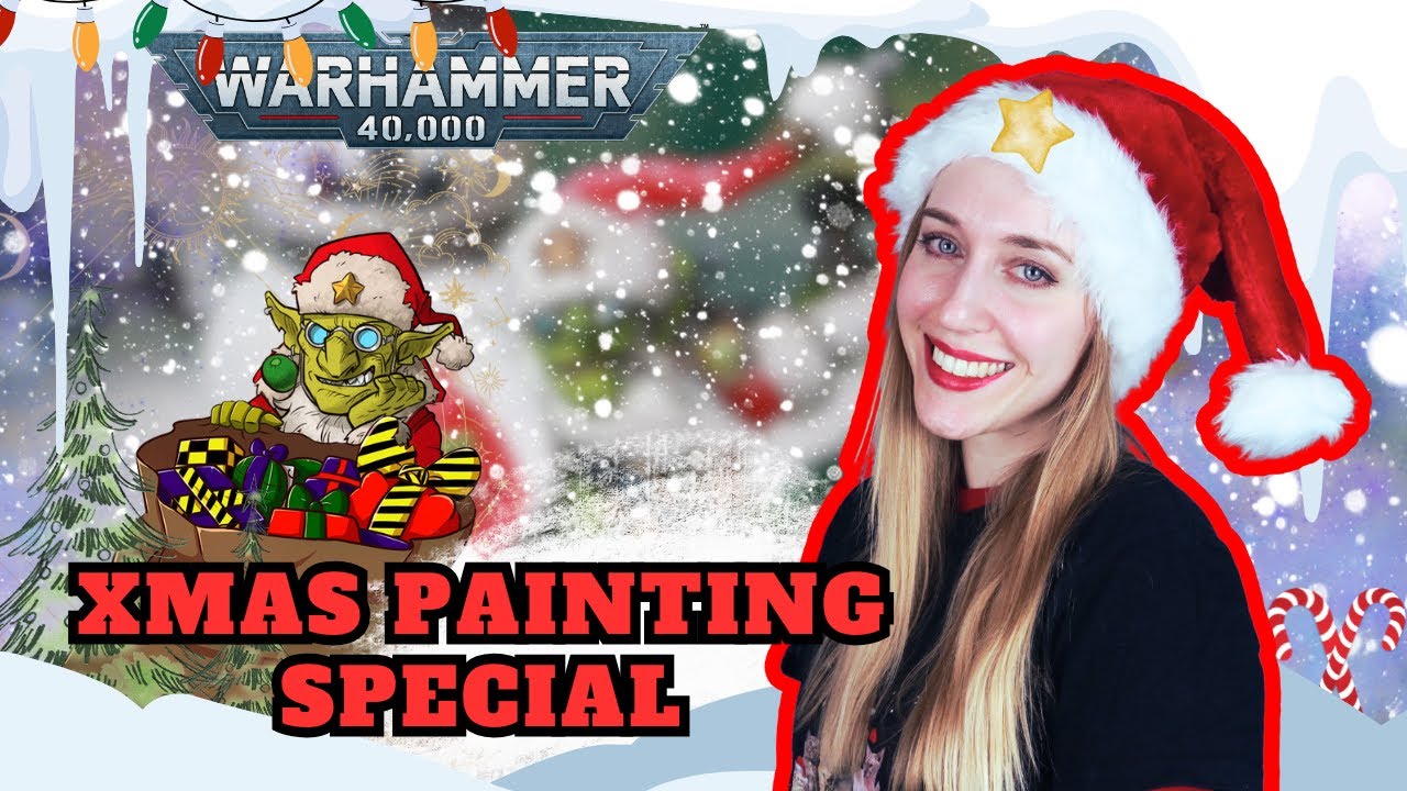 Painting Da Red Gobbo | Warhammer 40k Christmas Miniature Special | Fun ...