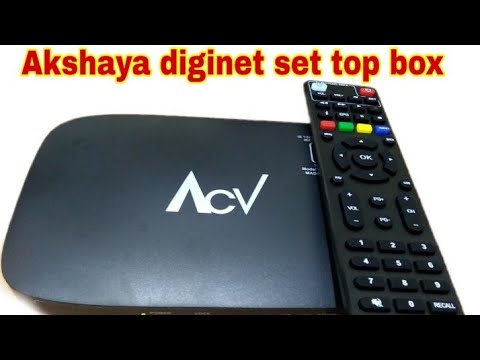Akshaya cable TV set top box unboxing and review - YouTube