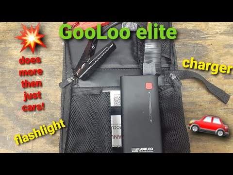 GooLoo Elite series 1200a jump starter. - YouTube