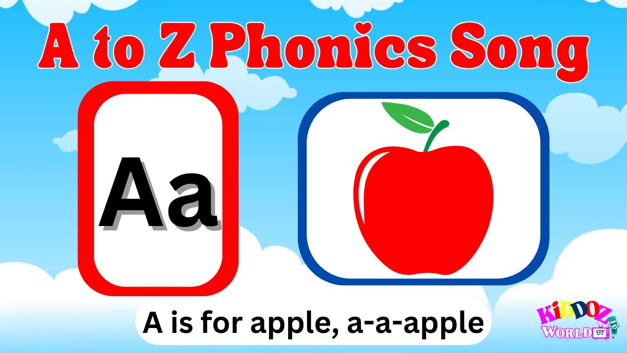 A to Z Phonics Song for Kids | Learn Letters and Sounds| Alphabet Song ...