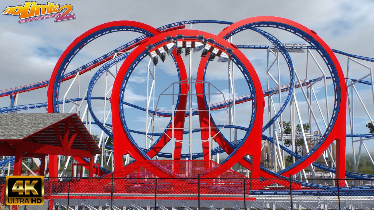 All American Triple Loop - Indiana Beach - NoLimits 2 Roller Coaster ...