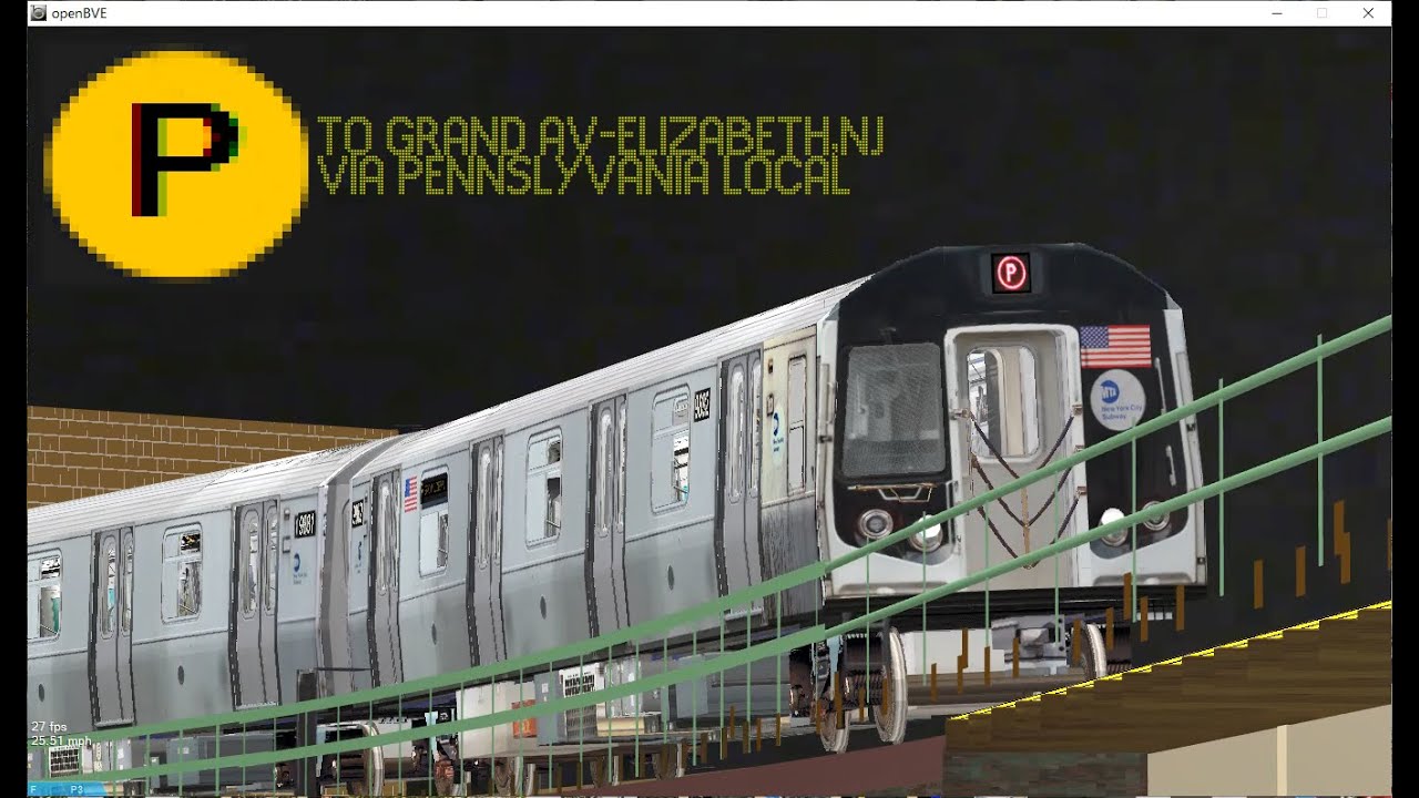 OpenBVE Fiction: P Train To Grand Avenue Elizabeth, New Jersey Via ...