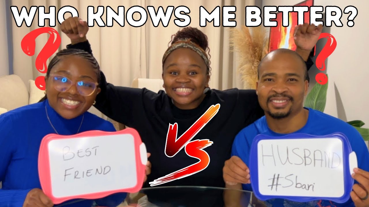 Is My Husband My Ideal Type... | Who Knows Me better, Husband vs Best ...