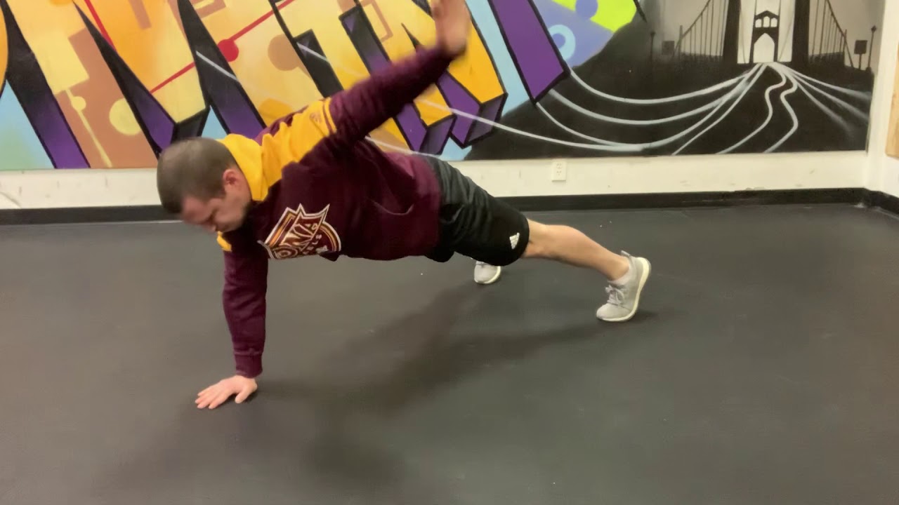 Push Up Hold w/ Lateral Reaches - YouTube
