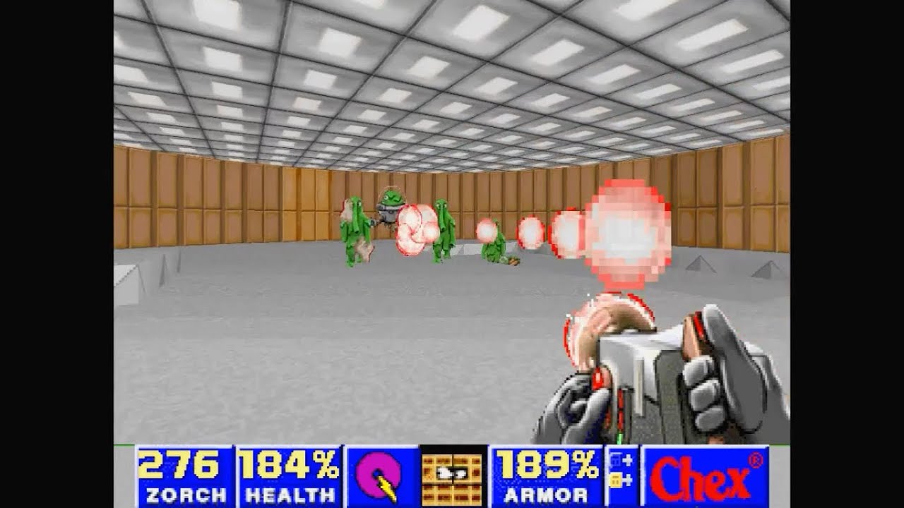 Chex Quest (1996) Microsoft Windows Levels 3 & 4 HD 60fps - YouTube