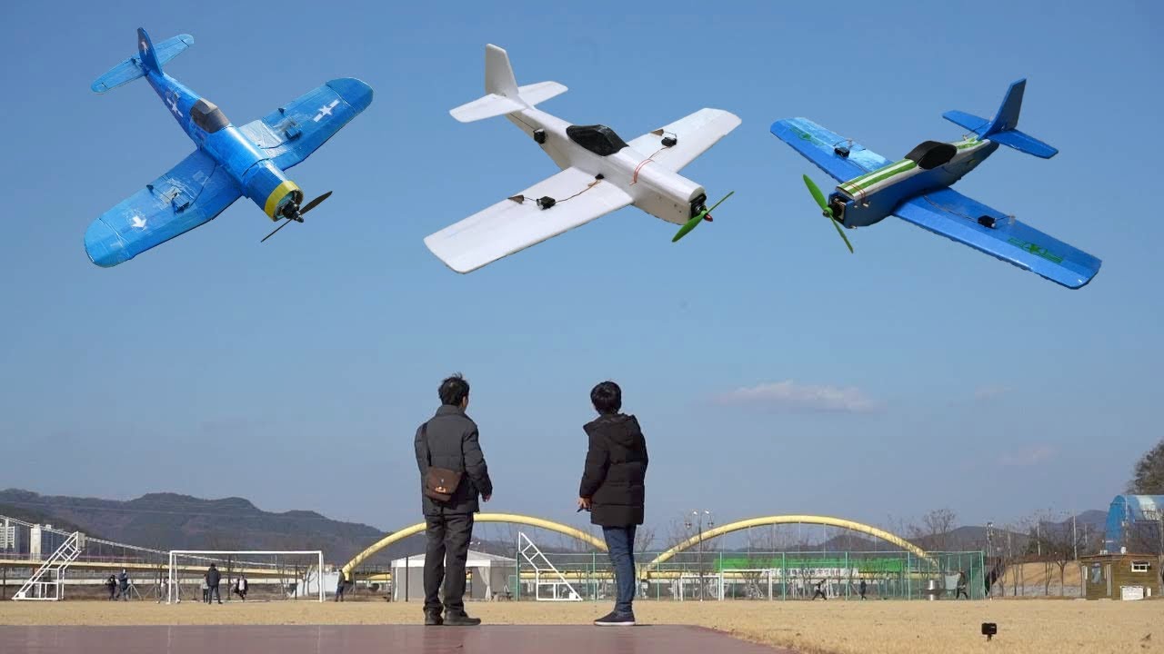 FT Mini Corsair Mustang CRASH DIY RC airplane 비행기 추락 flite test ...