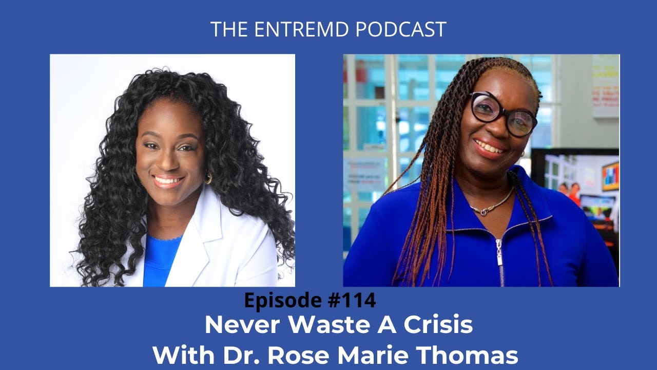 Never Waste A Crisis With Dr. Rose Marie Thomas - YouTube
