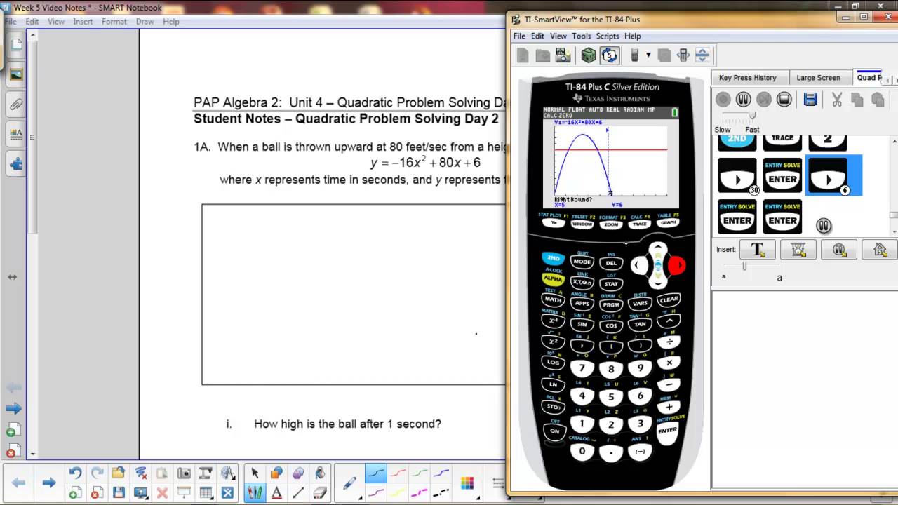 Quadratic Problem Solving 2 YouTube Quadratic Problem Solving 2 YouTube