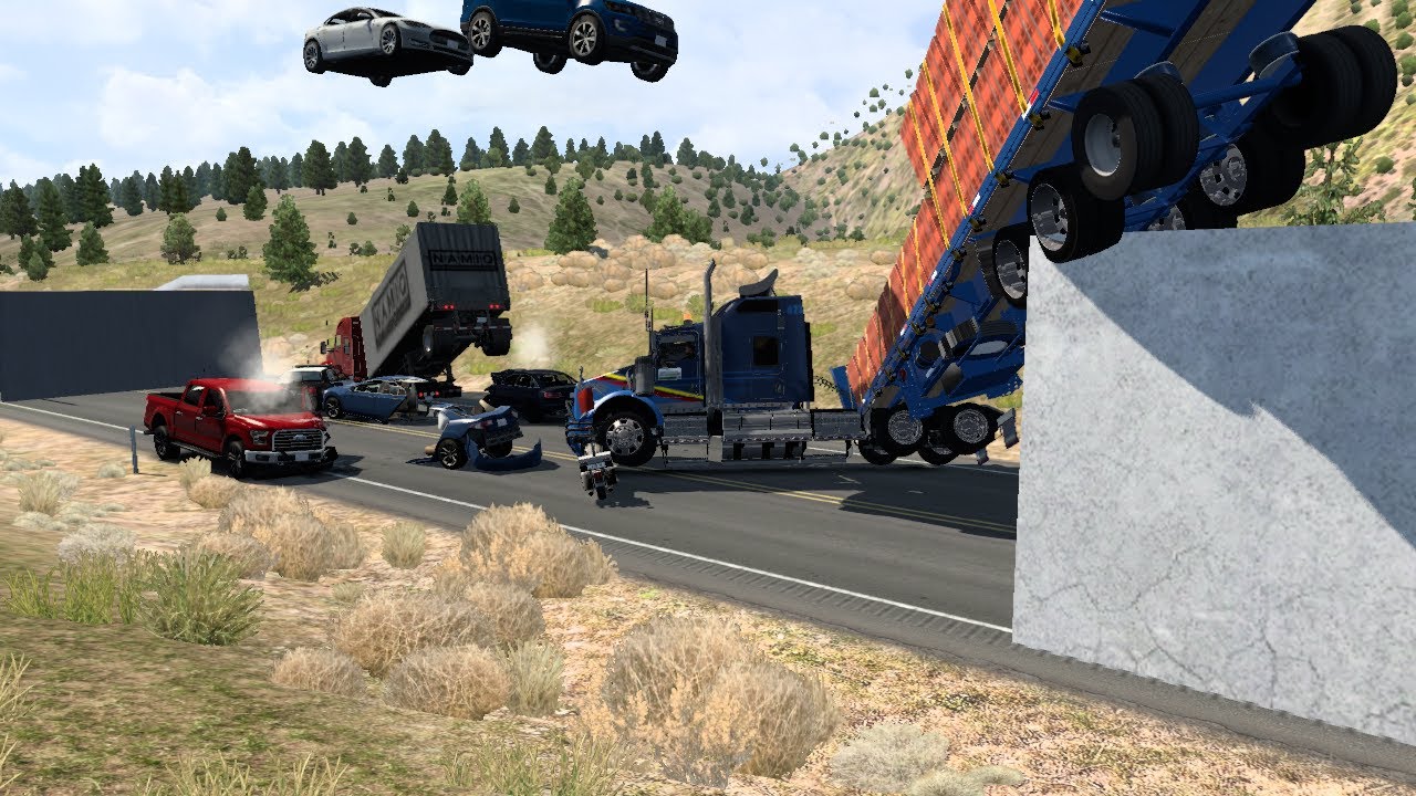 TERRIBLE ACCIDENTE EN ATS 1.43 - YouTube