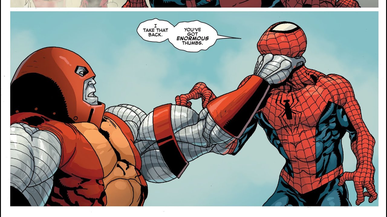 Spider-Man VS Unstoppable Colossus: Avengers vs X-Men - YouTube