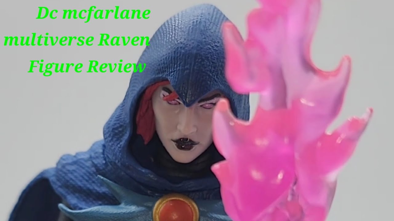 DC Multiverse Mcfarlane Raven Figure Review - YouTube