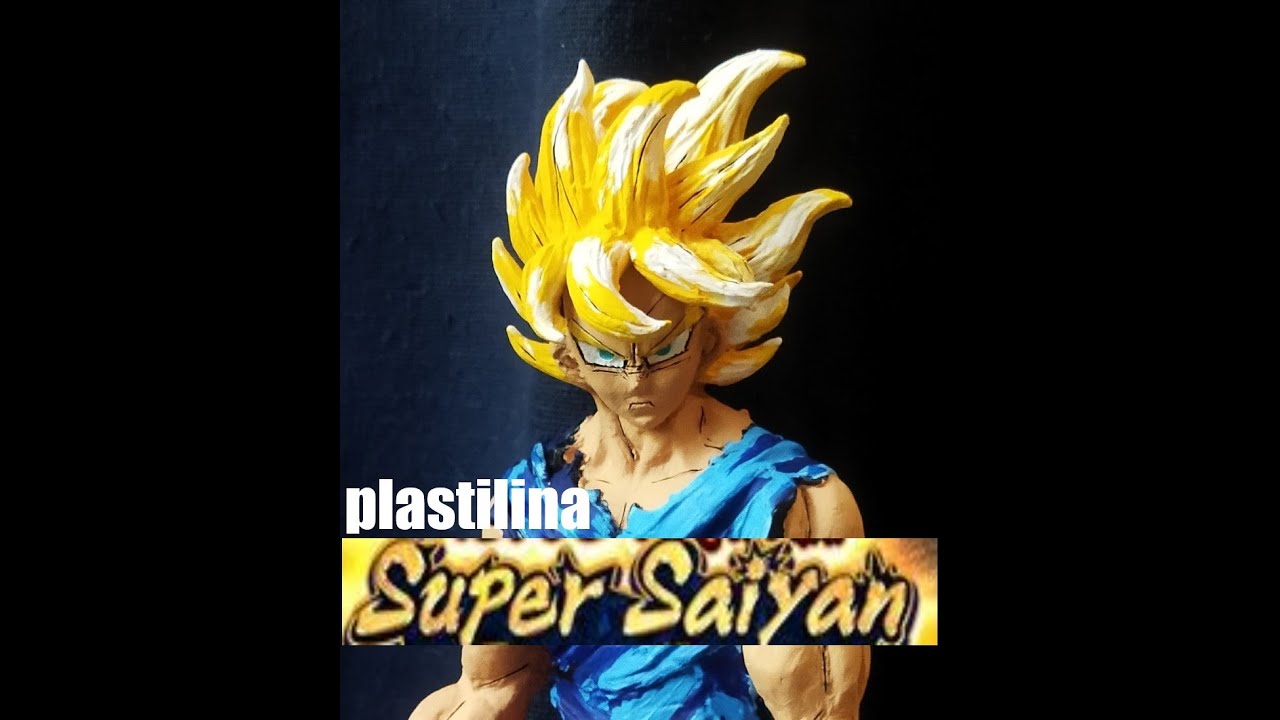 Cap. 52 Goku Ssj (Sculping Goku Ssj in clay) - YouTube
