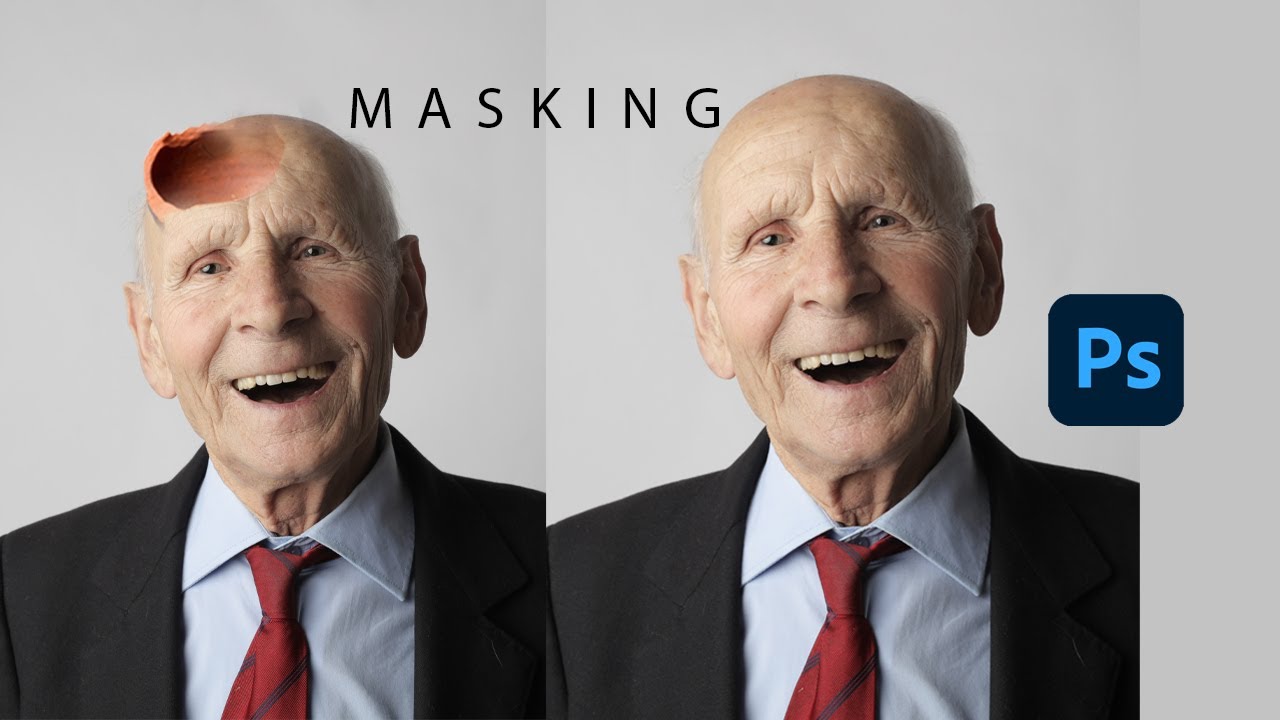 Layer Mask - Adobe Photoshop for Beginners - YouTube