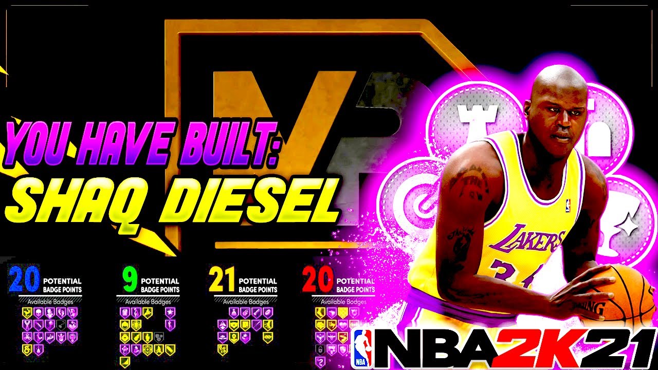 NBA2K21 BEST SHAQ BUILD ON NEXT GEN 2K21!!!!!! - YouTube